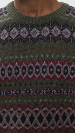 Barbour Case Fair Isle Wool Sweater