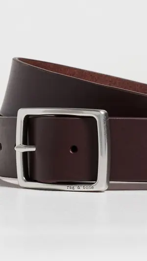 Rag & Bone Rugged Leather Belt