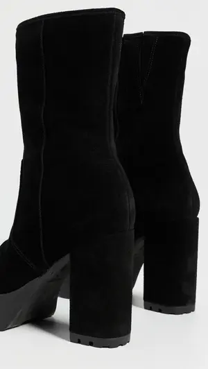 Cinq À Sept Marley Suede Lug Sole Platform Boots