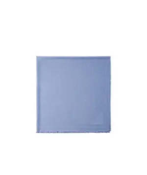 Prada Symbole Silk And Wool Jacquard Shawl - Pilot Blue