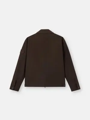 Stone Island Logo Patch Zip-up Jacket