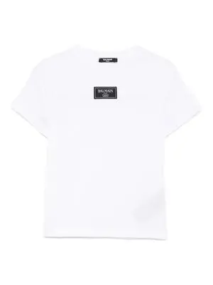 Balmain Logo-appliqué T-shirt