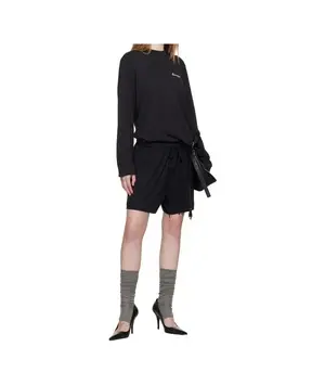 Fear Of God Logo Patch Drawstring Shorts