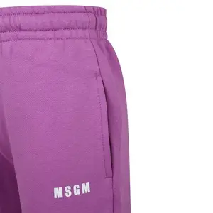 MSGM Logo-print Cotton Track Pants