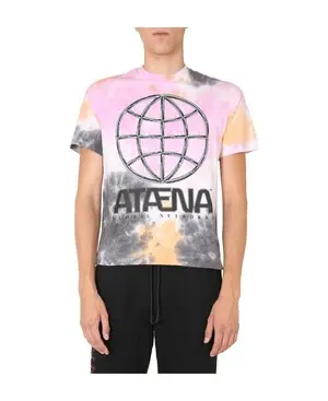 Alexander McQueen Tie-dye Round Neck T-shirt