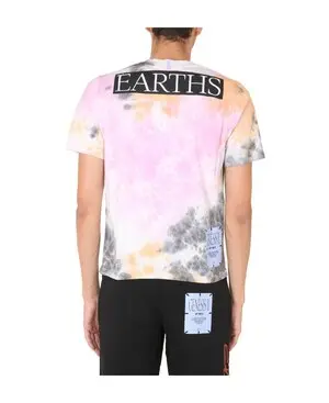 Alexander McQueen Tie-dye Round Neck T-shirt