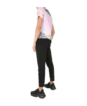Alexander McQueen Tie-dye Round Neck T-shirt