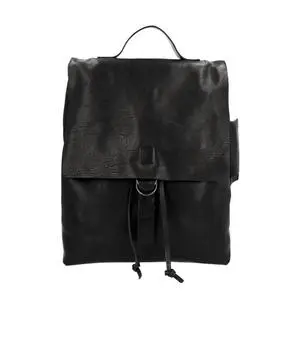 Marsèll Logo Embossed Backpack - Black