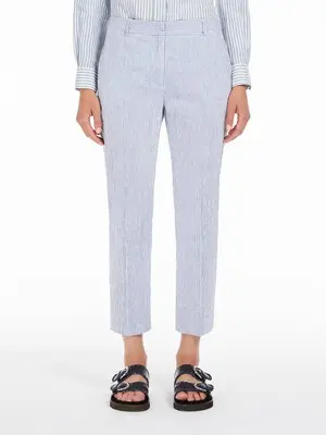 Max Mara Seersucker Trousers