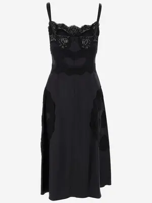 Dolce & Gabbana Dolce Gabbana Lace-trim Dress