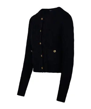 Polo Ralph Lauren Cable-knit Crewneck Buttoned Cardigan
