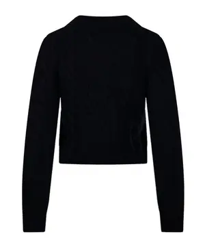 Polo Ralph Lauren Cable-knit Crewneck Buttoned Cardigan