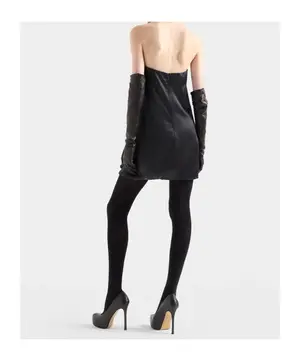 7 For All Mankind Satin Corset-style Mini Dress