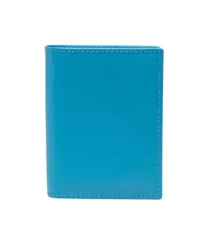 Comme Des Garçons Double-fold Wallet - Blue