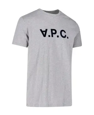 A.p.c. Logo Printed Crewneck T-shirt