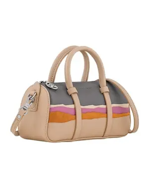 Longchamp X Caroline Hélain Small Patchwork Holdall Bag