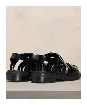 AMI Paris Buckled Strappy Sandals