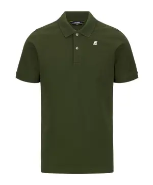 K-WAY Two-button Logo Polo Shirt - Green