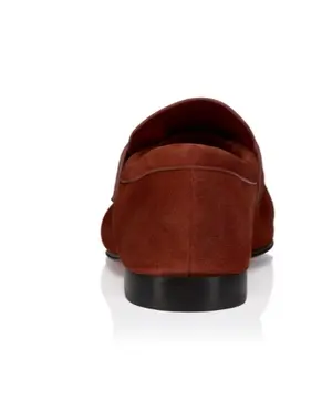 CHRISTIAN LOUBOUTIN Metallic-hardware Loafers