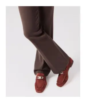 CHRISTIAN LOUBOUTIN Metallic-hardware Loafers