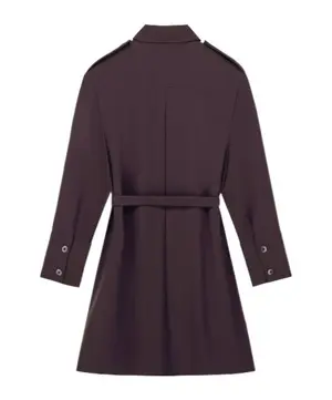 Armani Exchange Regular Fit Dress In Recycled Crepe
