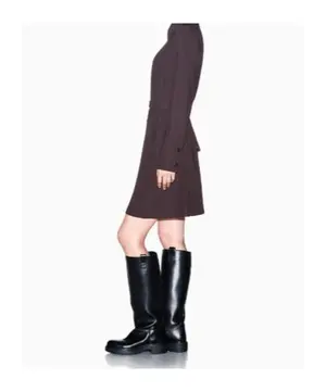 Armani Exchange Regular Fit Dress In Recycled Crepe