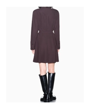 Armani Exchange Regular Fit Dress In Recycled Crepe
