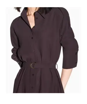 Armani Exchange Regular Fit Dress In Recycled Crepe