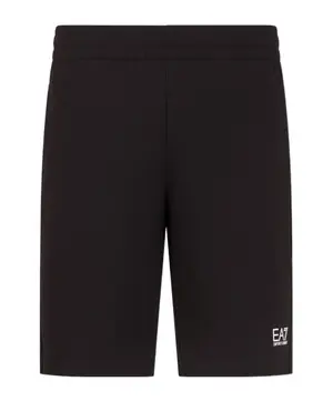 EA7 Logo-print Shorts - Black