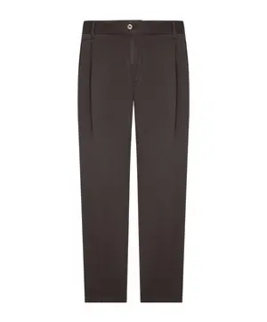 BRIGLIA 1949 Button-detail Casual Trousers - Moro