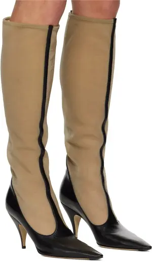 THE ROW 90mm Mesh Knee-high Boots
