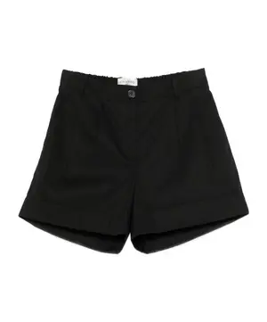 ERMANNO FIRENZE Pleated Tailored Shorts - Black
