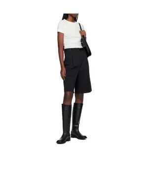 AMOMENTO Square Toe Knee-high Boots