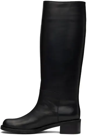 AMOMENTO Square Toe Knee-high Boots