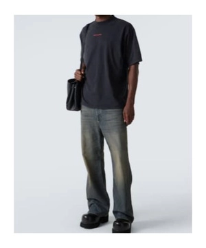 Balenciaga Logo Cotton Jersey T-shirt