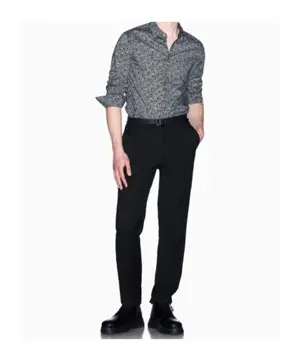 Armani Exchange Slim Fit Shirt In Stretch Cotton Poplin