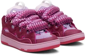 LANVIN Curb Leather Sneakers
