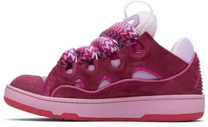 LANVIN Curb Leather Sneakers