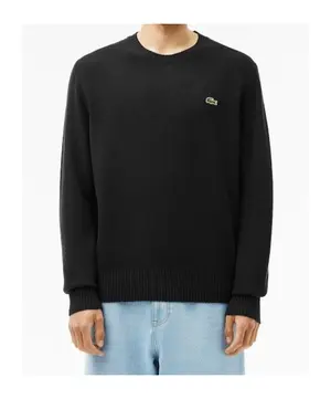 Lacoste Logo Patch Crewneck Sweatshirt