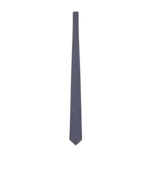 LARDINI Geometric-pattern Silk Tie - Az Multi