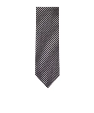 LARDINI Jacquard Pointed Tip Tie