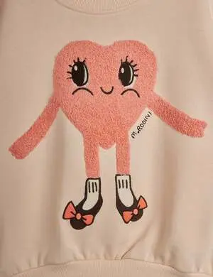 MINI RODINI Heart-detail Sweatshirt
