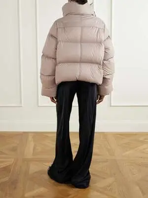 Rick Owens Tower Cropped Shell Down Jacket