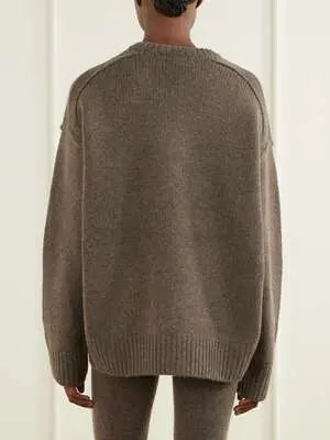 Nour Hammour Jude Oversized Cashmere And Wool-blend Sweater