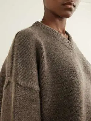 Nour Hammour Jude Oversized Cashmere And Wool-blend Sweater
