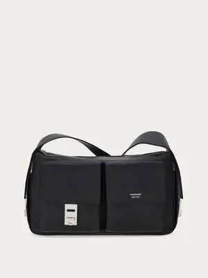 FERRAGAMO Utility Shoulder Bag With Hug Buckle