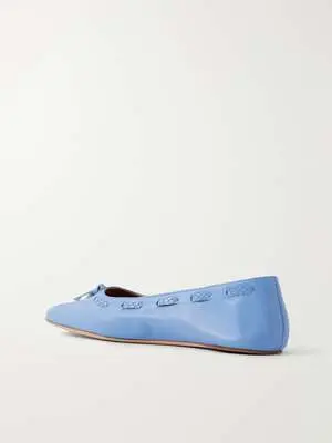 Staud Milo Leather Ballet Flats