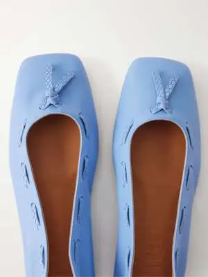 Staud Milo Leather Ballet Flats