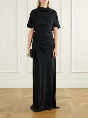 Simkhai Open-back Gathered Jersey Maxi Dress