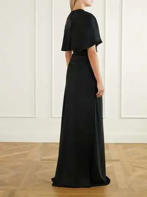 Simkhai Open-back Gathered Jersey Maxi Dress